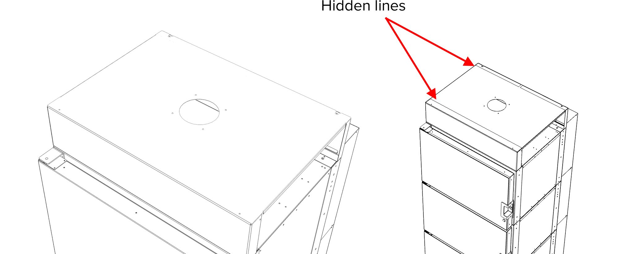 Hidden lines appears when zooming out (in design mode) - Autodesk Community