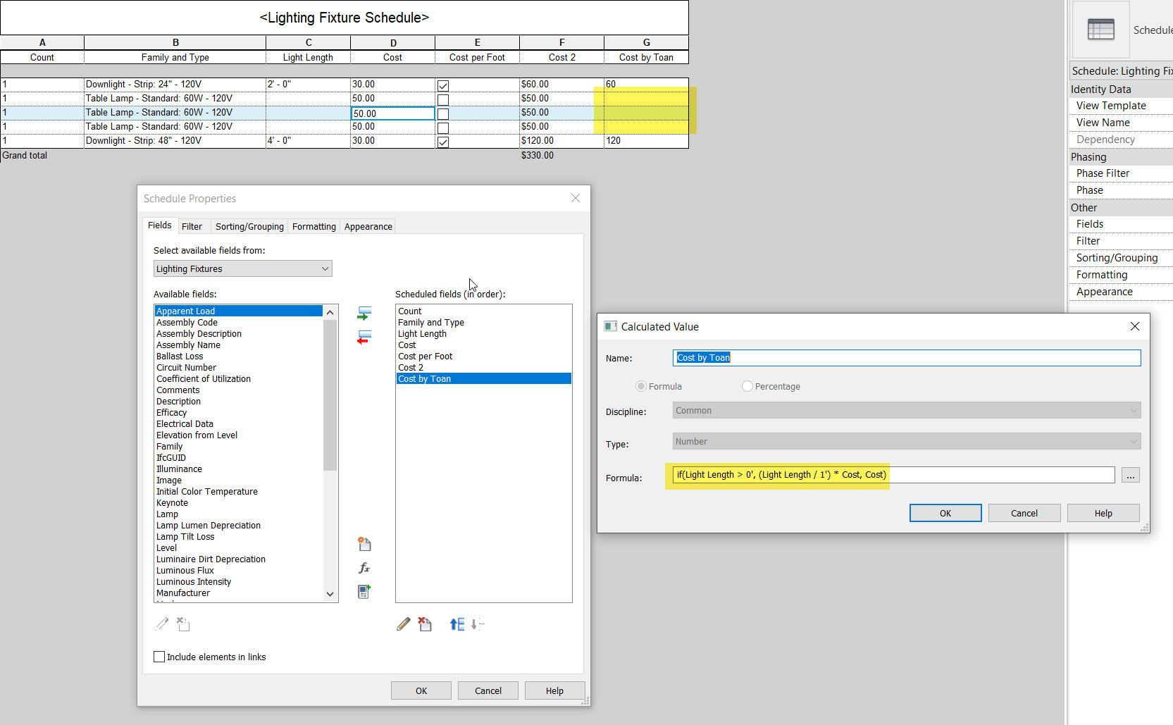 Solved: Calculate row total, linear and non-linear components - Autodesk Community