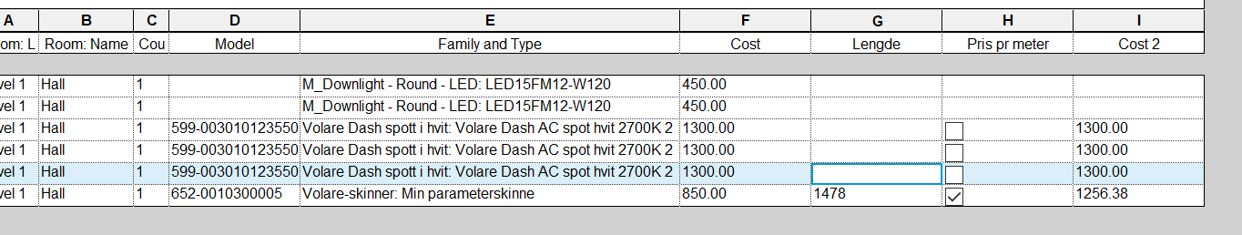 Solved: Calculate row total, linear and non-linear components - Autodesk Community