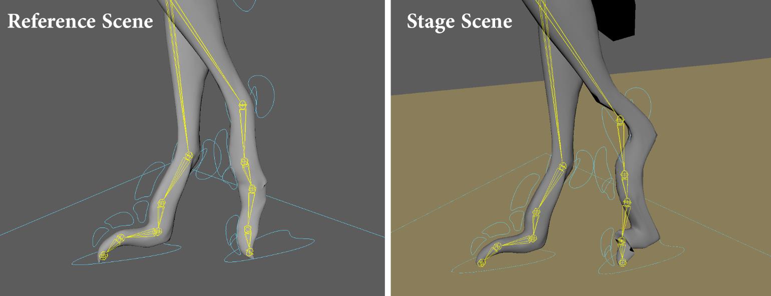 Referenced rig deforms differently - Autodesk Community