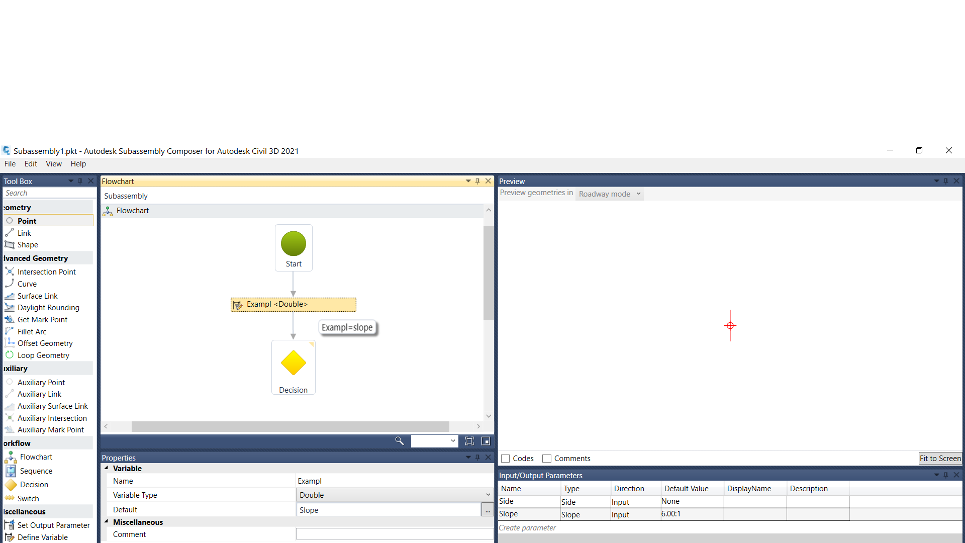 Solved: subassembly composer decision doesn't acknowledge 6.0:1 - Autodesk Community