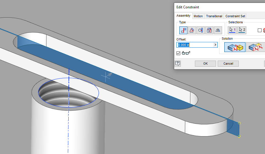 Solved: ALIGNING THE CENTER OF A TAPPED HOLE TO A PLANE USING A PIVOT POINT - Autodesk Community