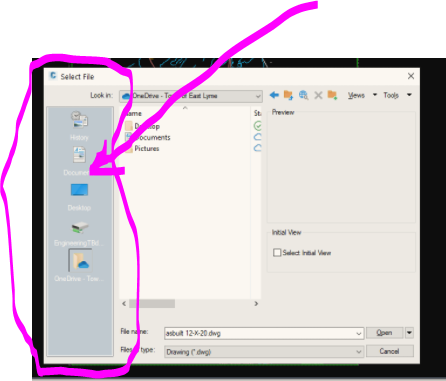Solved: how to create a shortcut in open or save as window to point to ...