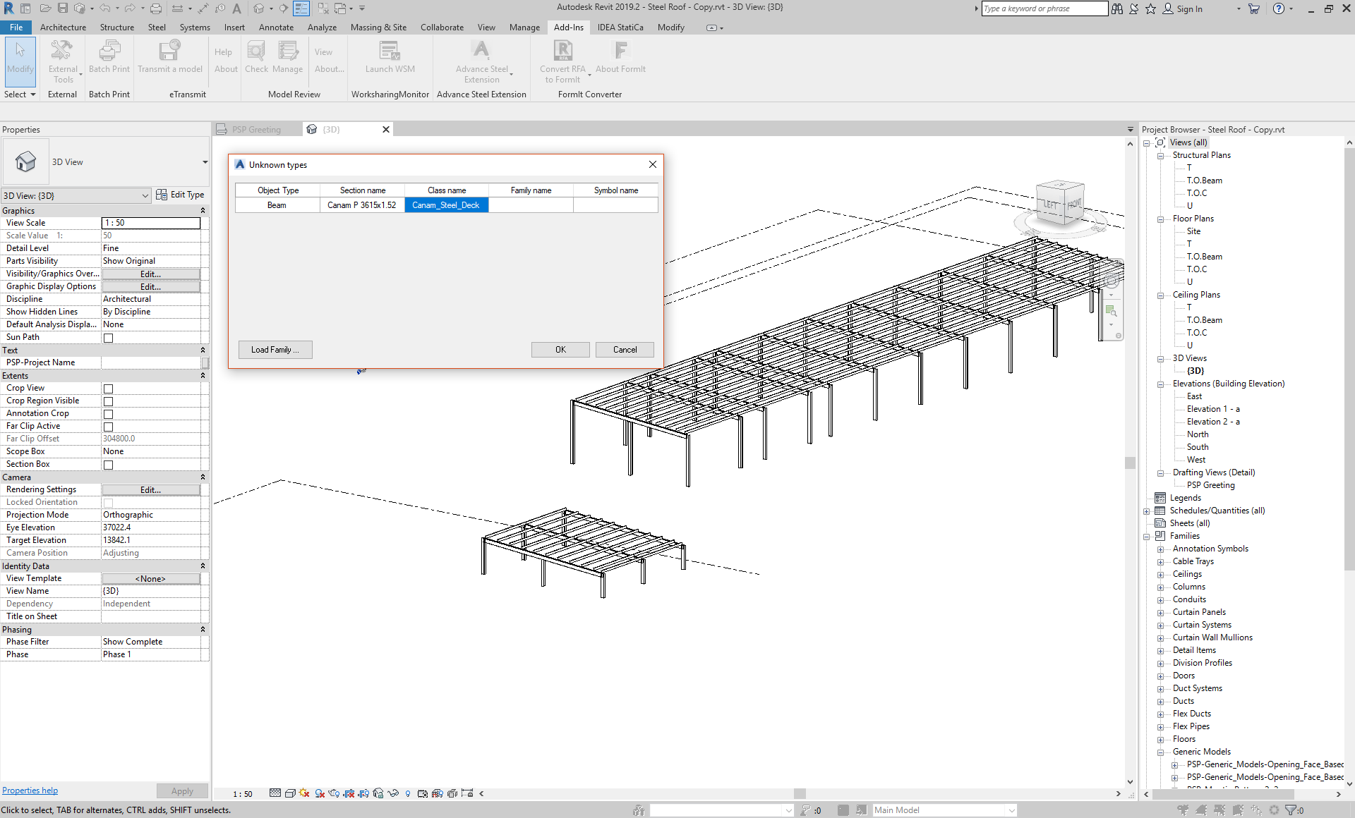 Interoperability between Revit and Advance Steel in steel cladding ...
