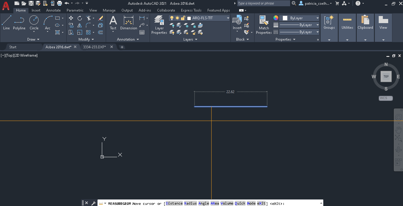 Solucionado: Cursor fica infinito quando uso measure, o que fazer ...