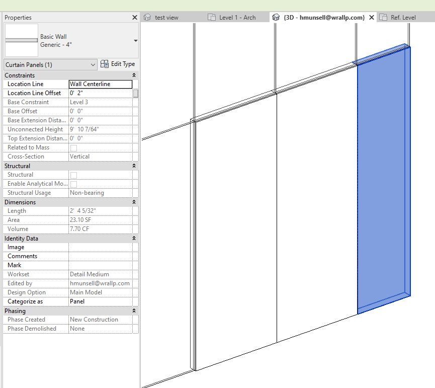 Solved: How to use this 'sandwitch panel' curtain wall family i ...