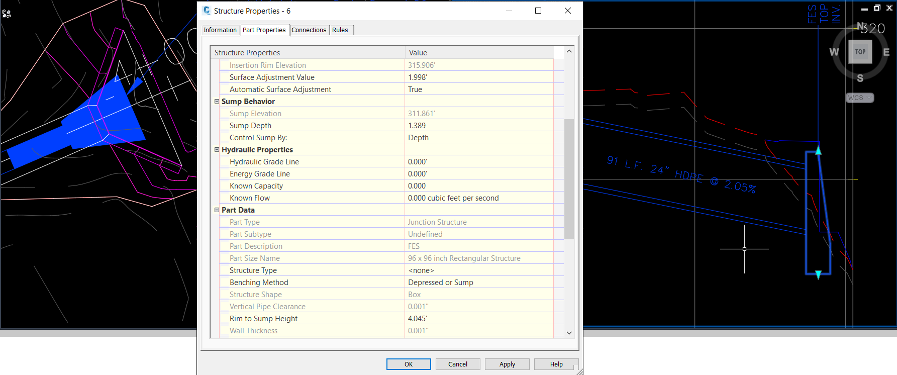 Flared End Section - Connect Invert of Structure to Invert of Pipe - Autodesk Community