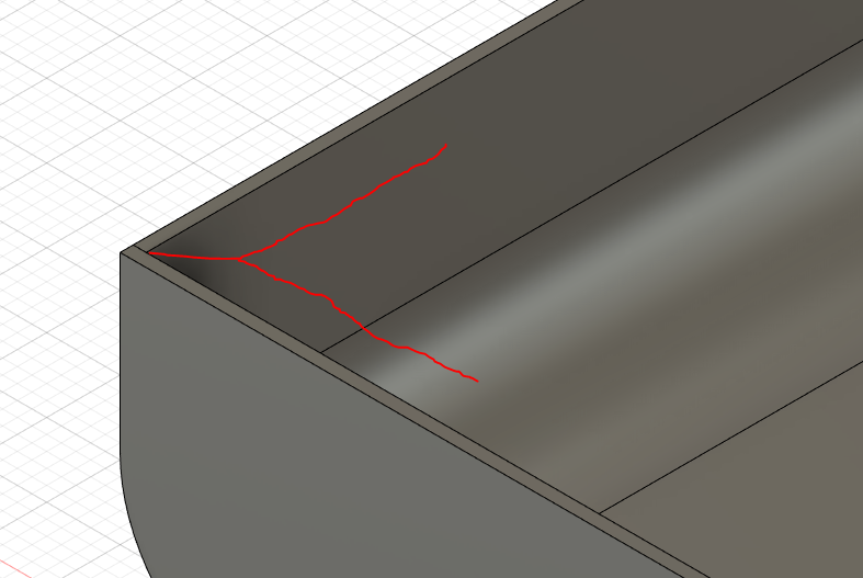 Solved: How to make mitre on overlapping corners - sheet metal ...