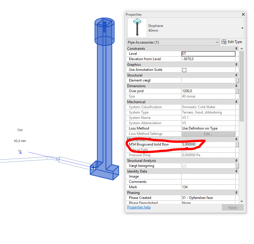 Solved: Connector set to fittings, but fixture unit wont go trough it ...