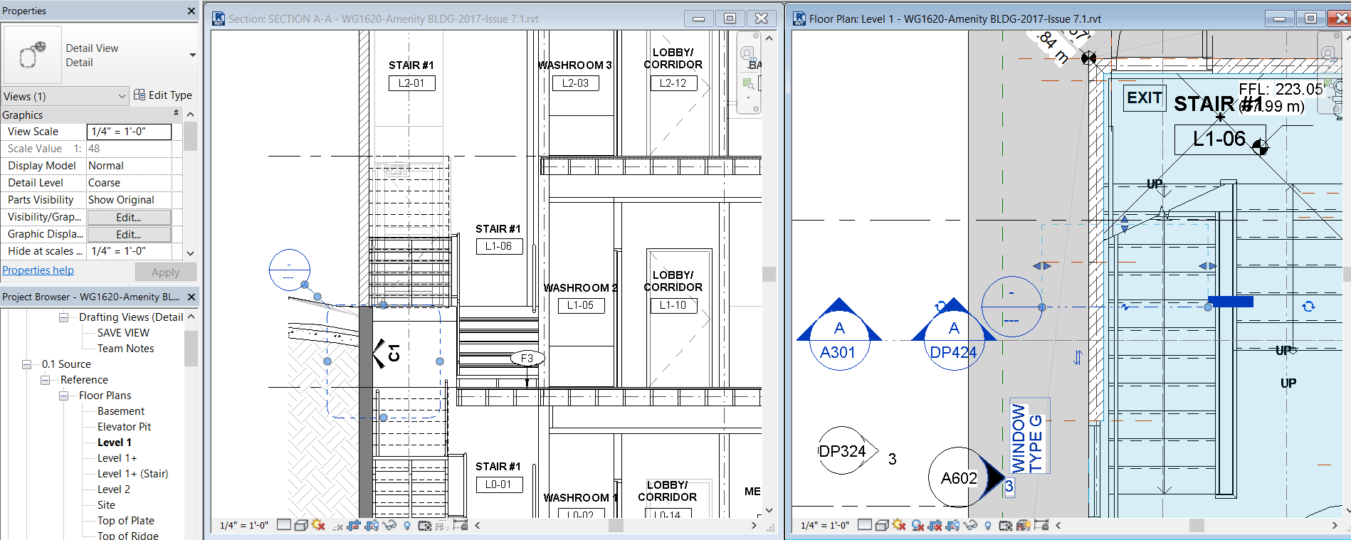 Section view not showing detail views which are 4 feet away - Autodesk Community