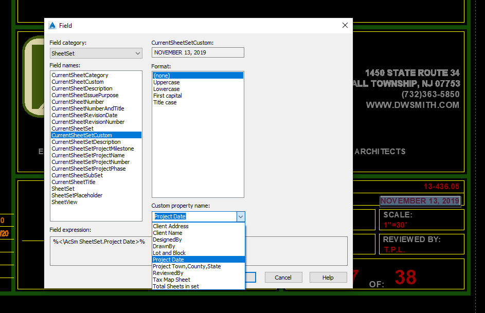 Solved: DATE SHEET SET - Autodesk Community