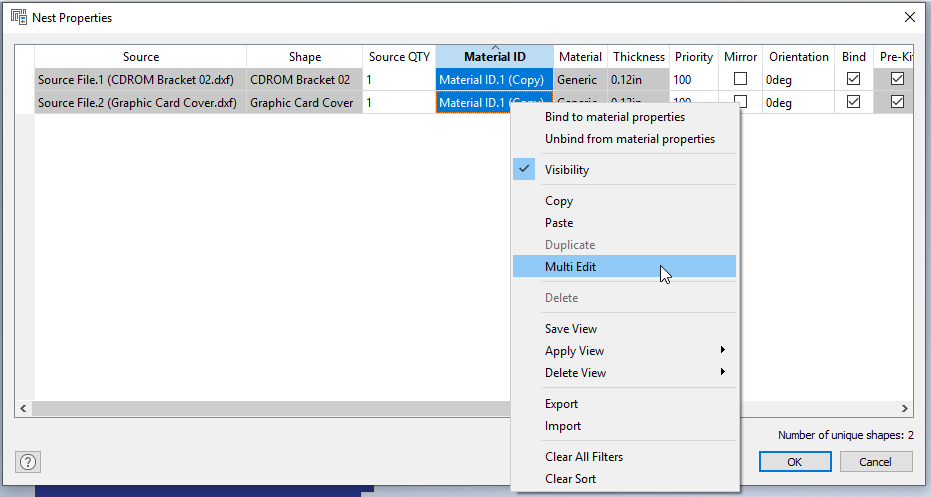 Solved: Change sources material assignment in bulk in Inverntor Nesting - Autodesk Community