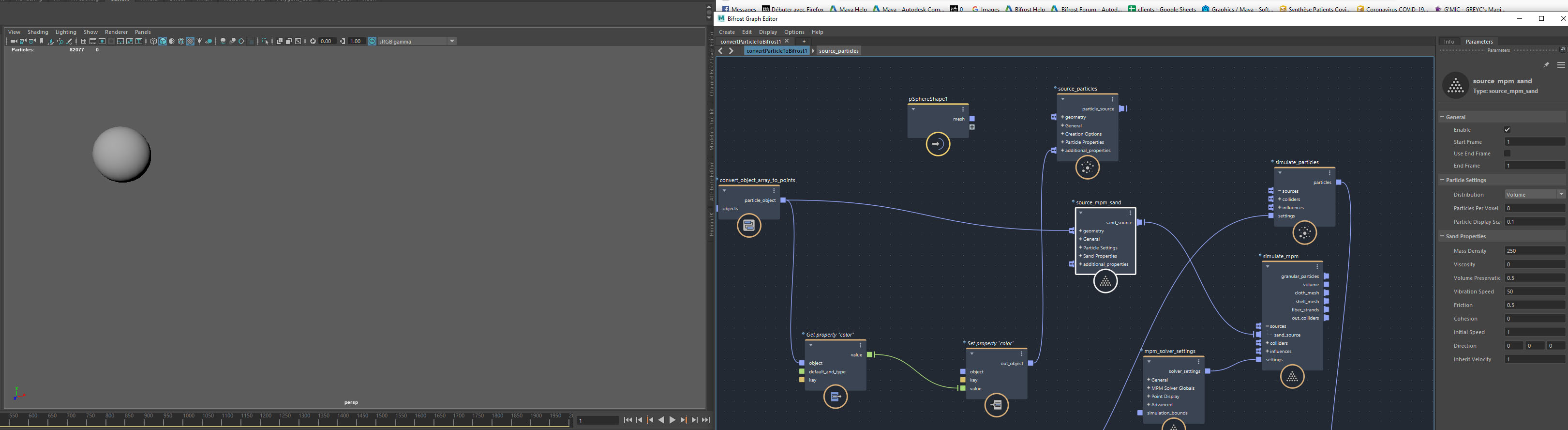 Solved: How to transmit the color per particle property after the simulate particle node ...