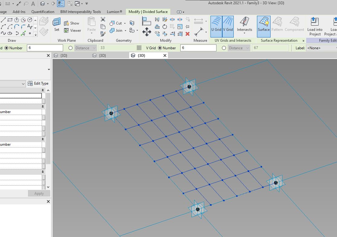 PARAMETRIC ADAPTIVE COMPONENT FAMILY - Autodesk Community