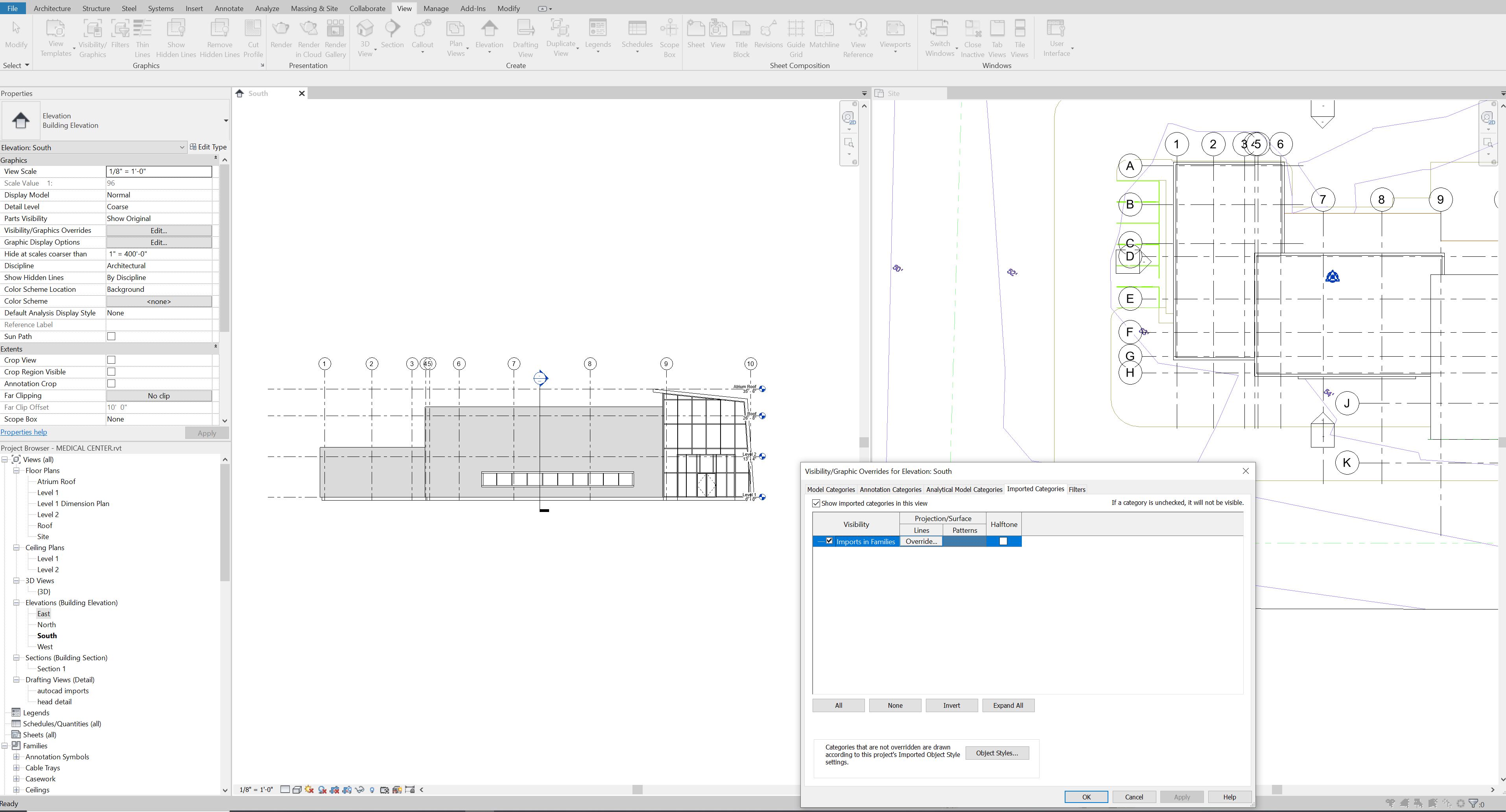 Solved: Imported site plan not appearing on elevations - Autodesk Community