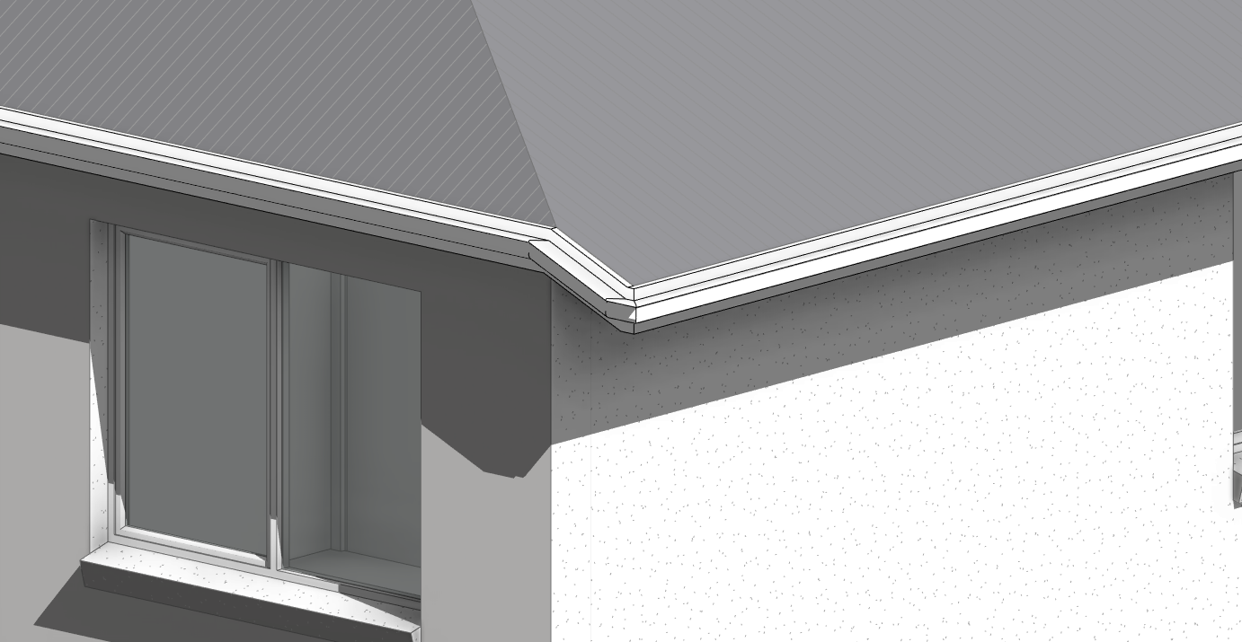 Solved: How to place a gutter on a sloping roof edge - Autodesk Community