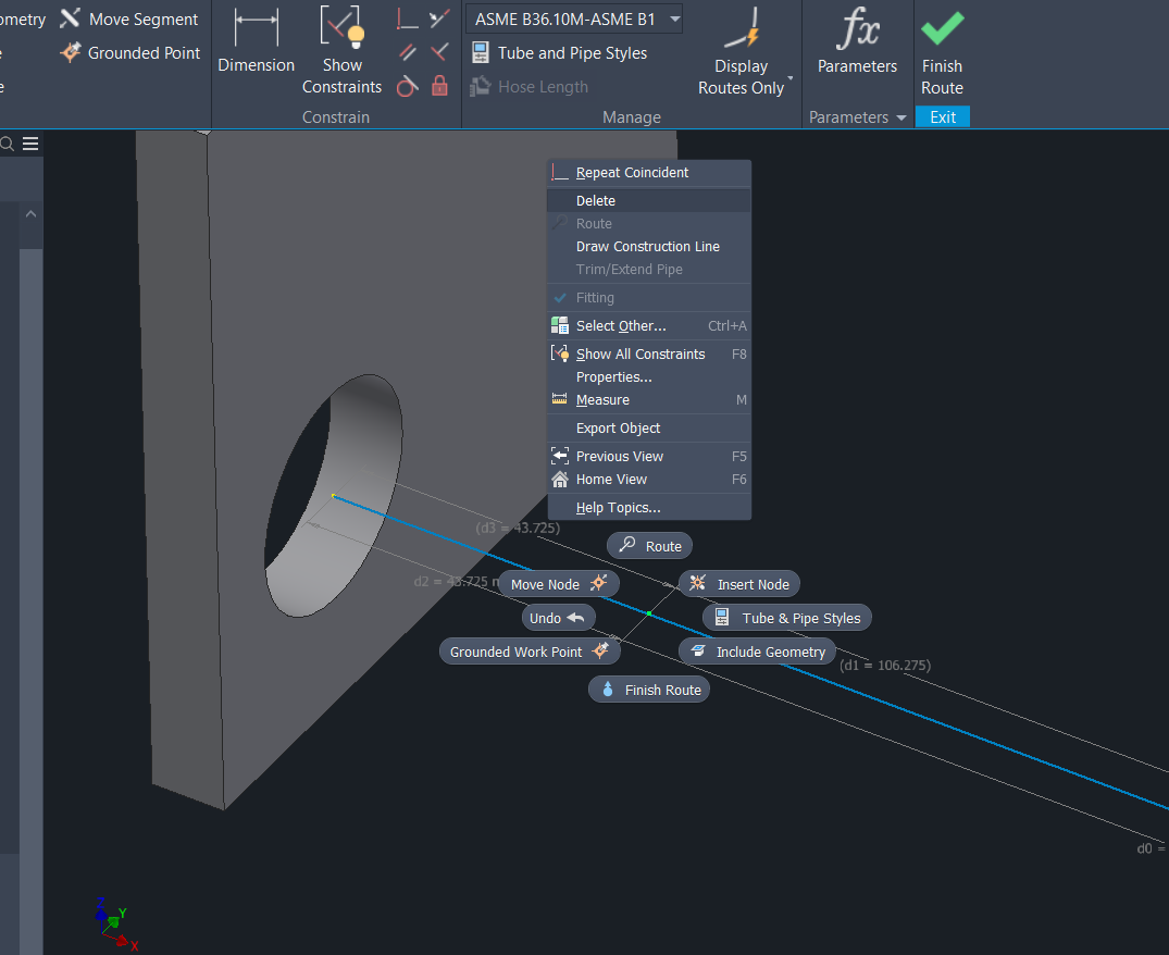 Include Geometry (Work Points) in Tube & Pipe runs. IV2020 - Autodesk Community