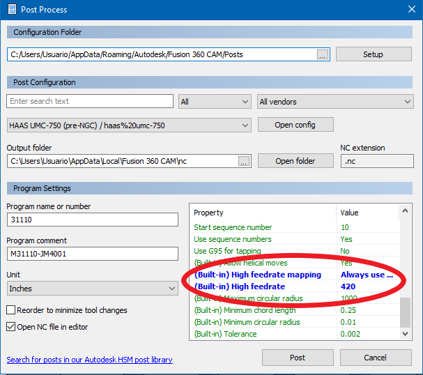 Solved: (1/15/21) Haas Post-Processor generates code with a Rapid (G0 ...