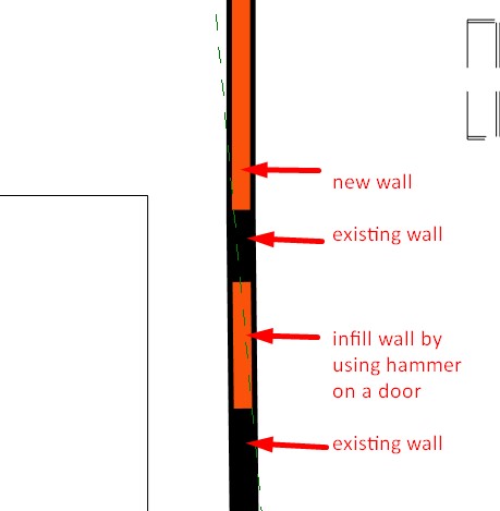 how to cut a door in wall with different phases - Autodesk Community