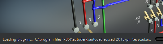 it keep the status of "Loading plug ...ecscad.arx". - Autodesk Community