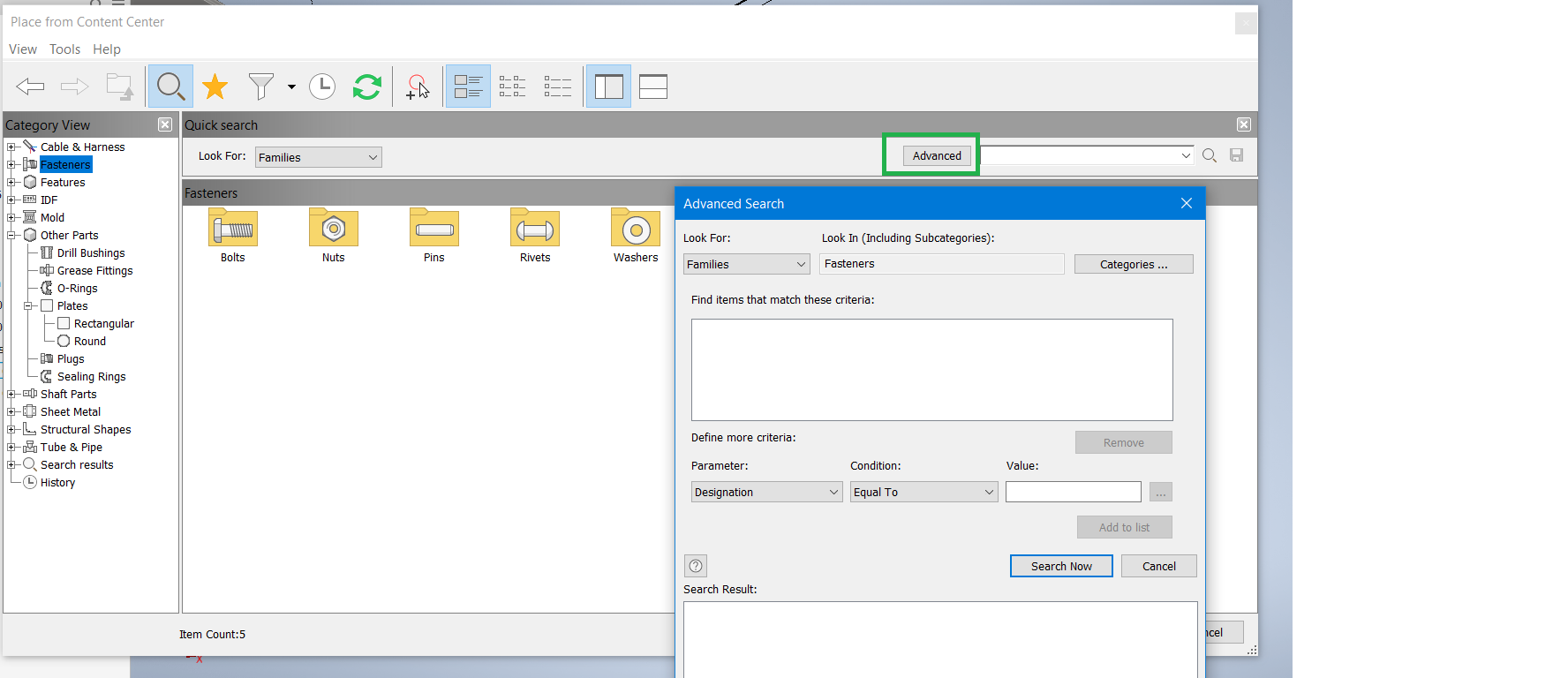 Bolted connection missing parts Inventor 2021 - Autodesk Community