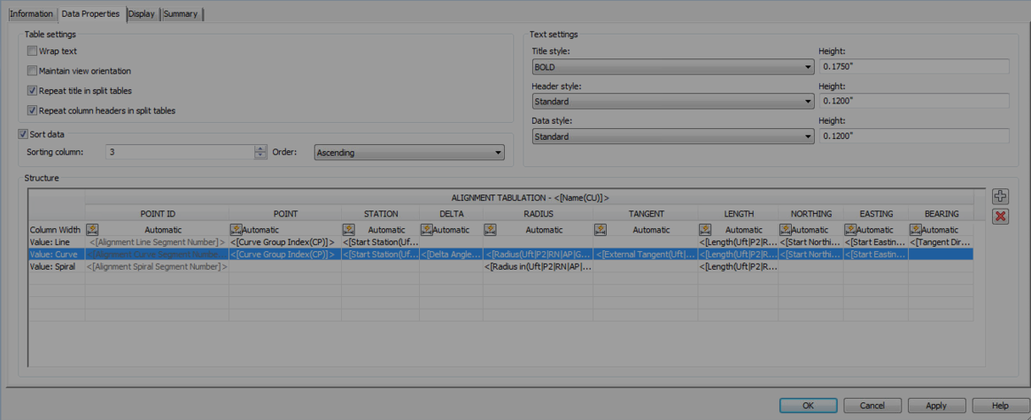 sorting segment table - Autodesk Community