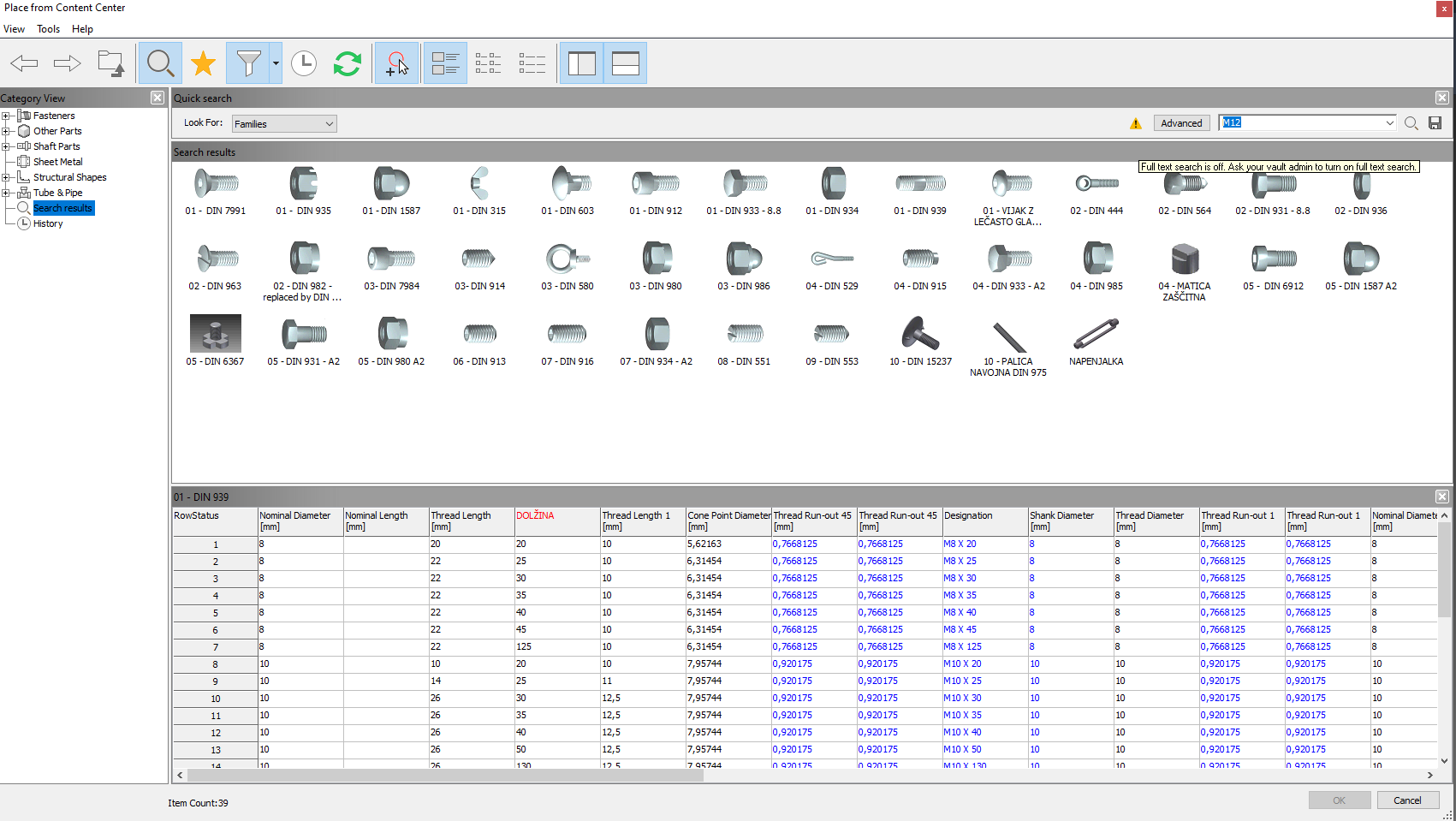 Bolted connection missing parts Inventor 2021 - Autodesk Community