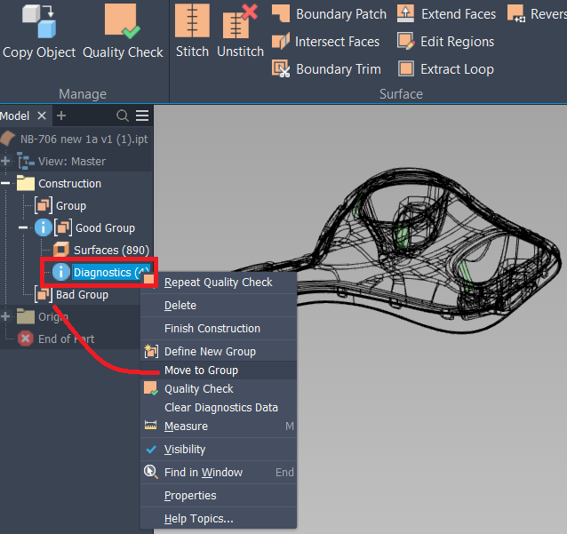 How can I simply delete faces in repair body environment? - Autodesk ...