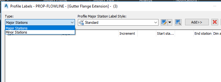 No option to create profile line labels in profile view - Autodesk ...
