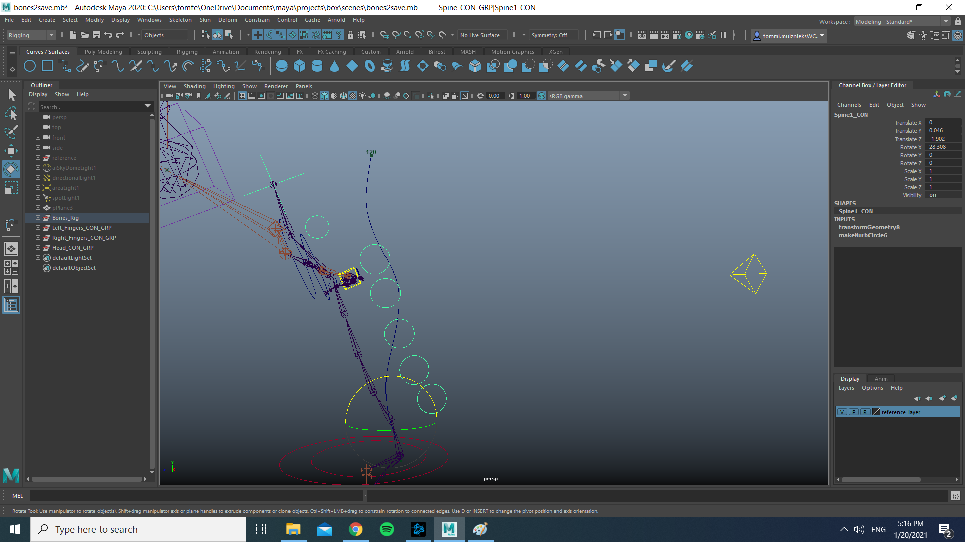 Issue with spine rig flexibility. - Autodesk Community