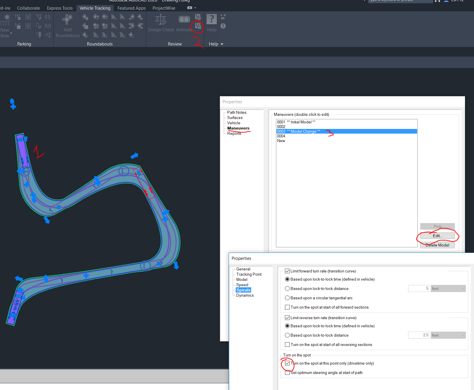 Autotracking - How to turn wheels of vehicle whilst its stationary ...