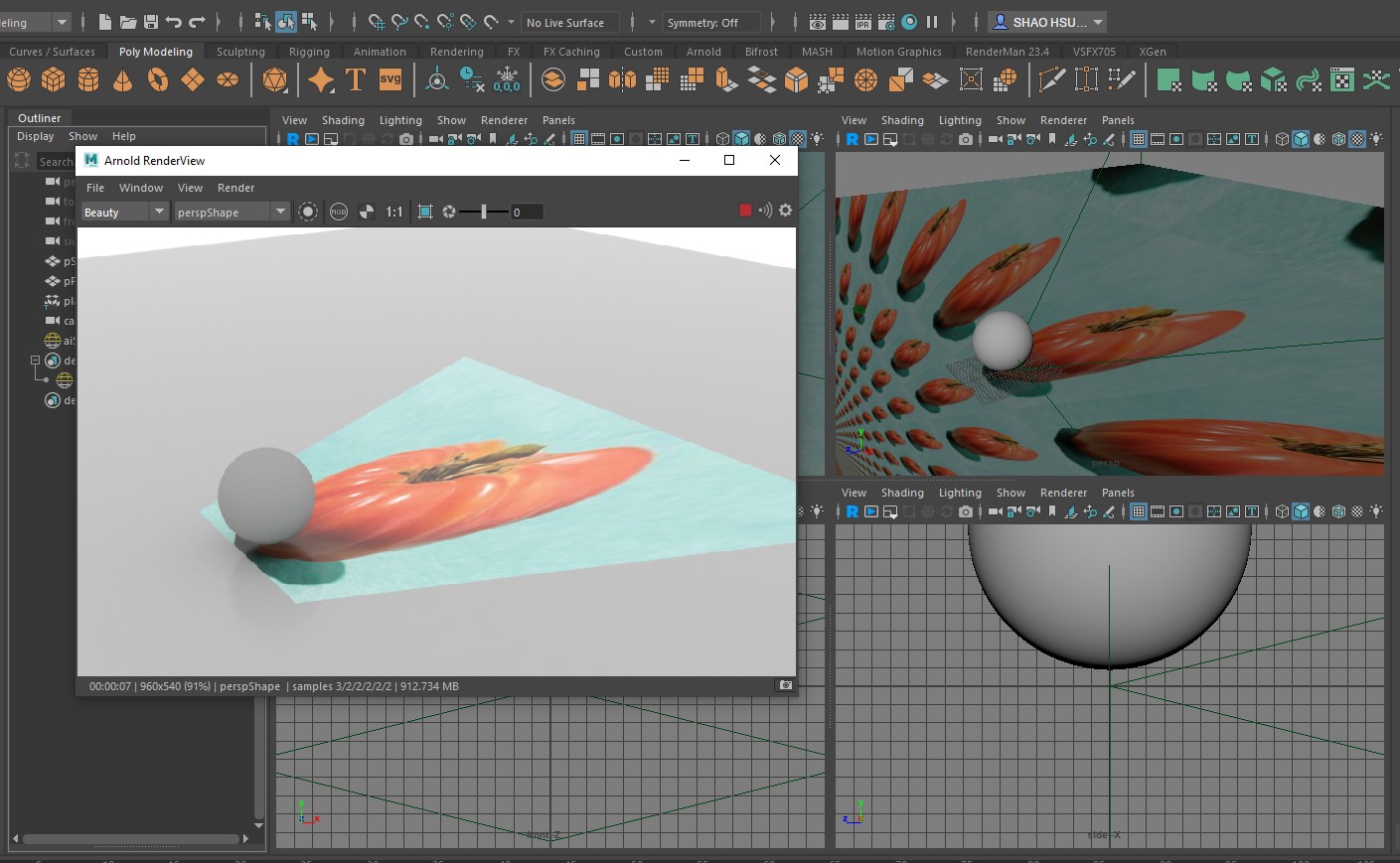 Solved: Camera projection not tiling when render with Arnold - Autodesk Community