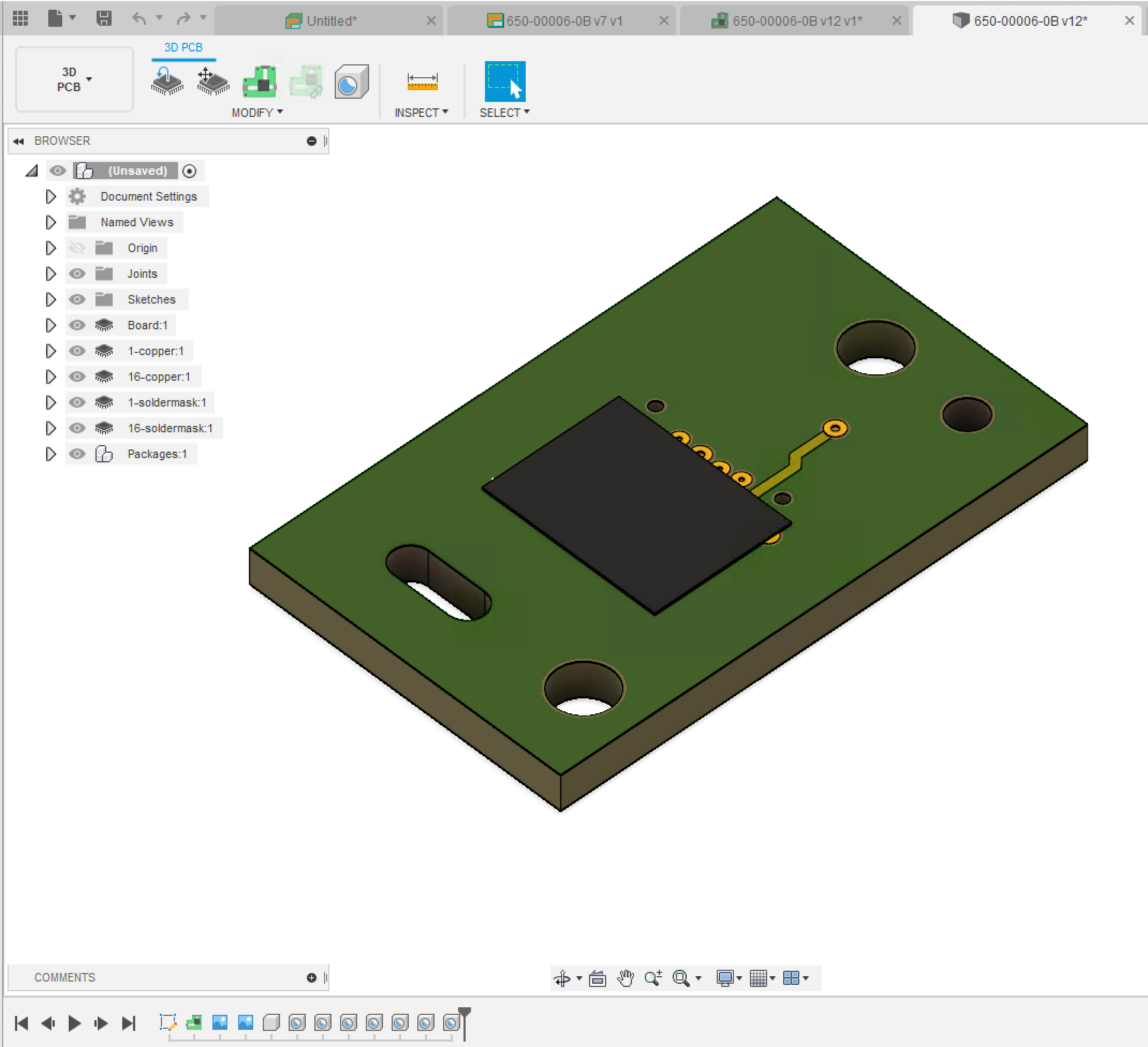 Holes Are Not Generated In 3d Pcb Autodesk Community
