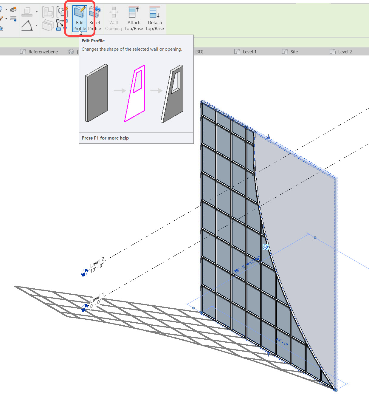 Solved: How to create curved curtain wall - Autodesk Community