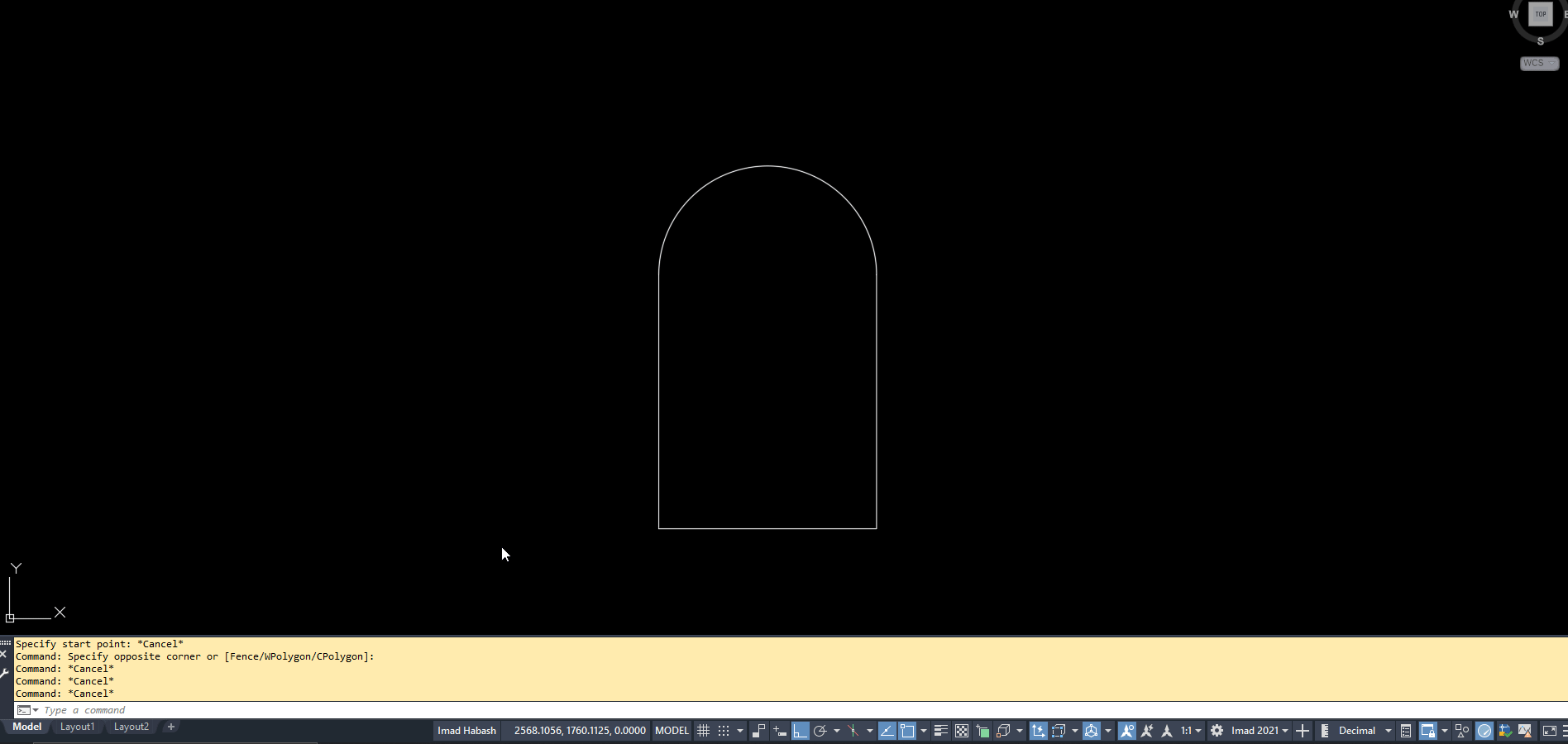 AutoCAD 2021: How to get an existing arc drawn with polyline (arc ...