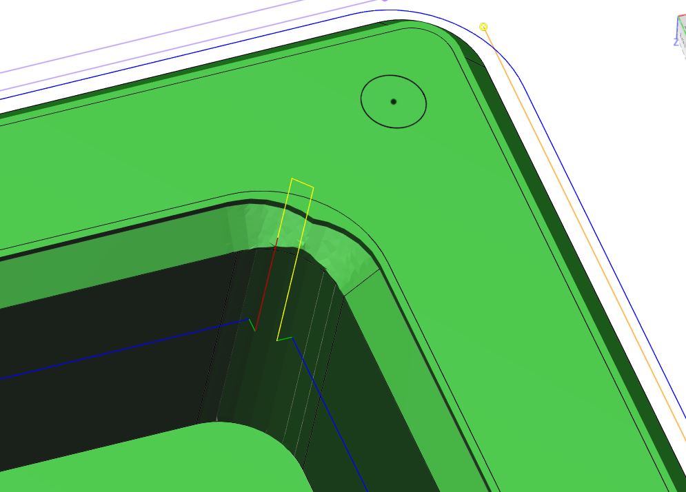 Inside Corner Chamber not continuous - Autodesk Community