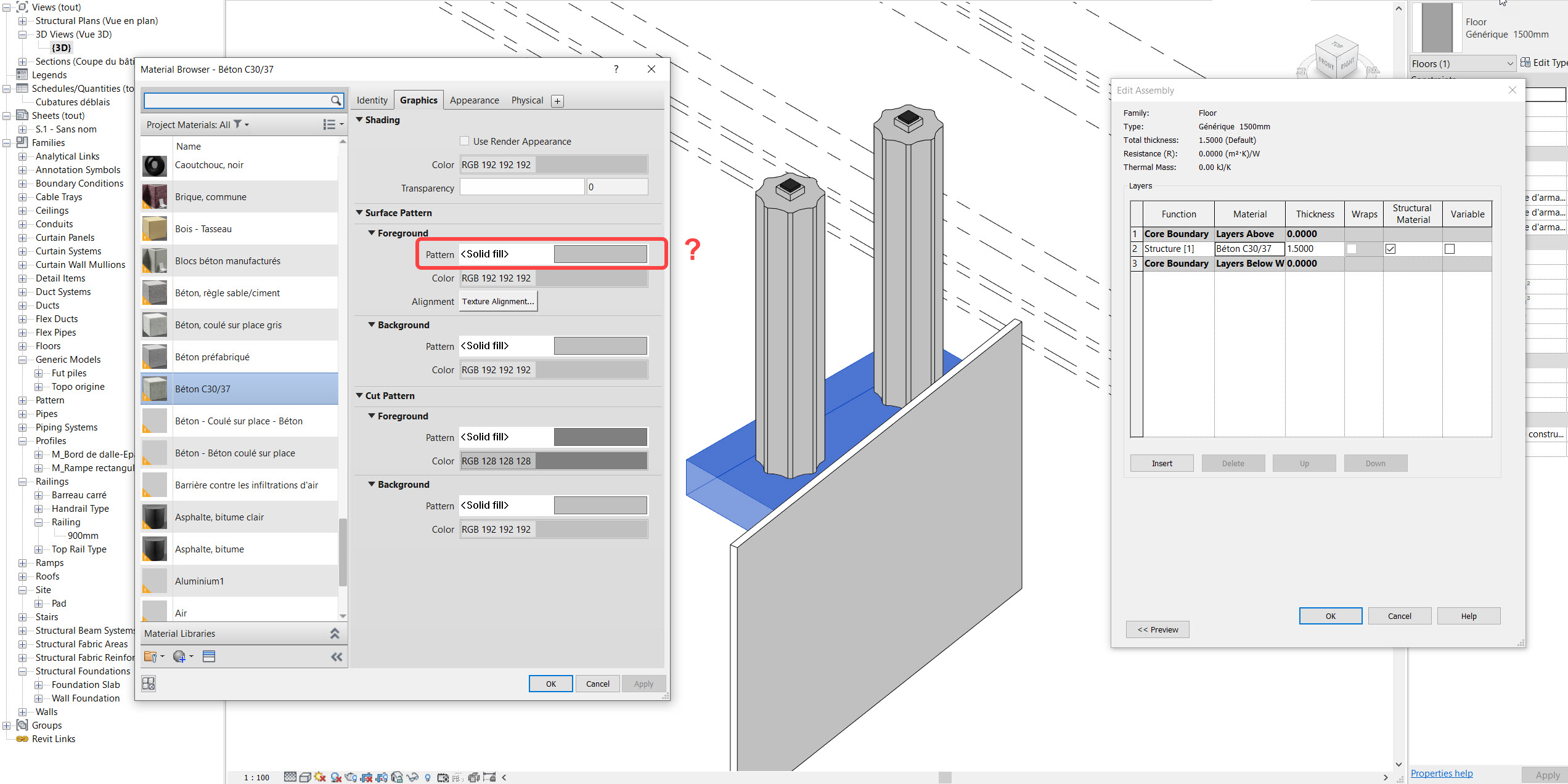 Solved: White edges of floors and walls in hidden lines style - Autodesk Community