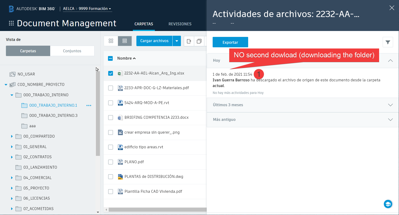 File Activity Logshould Record Downloads Per Folder Autodesk Community 
