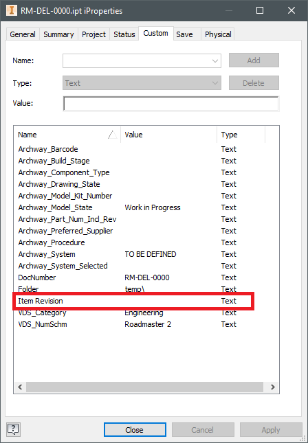 Solved: Mapping Item Revision to Inventor part - Autodesk Community