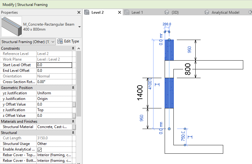 Beam cut length distance - Autodesk Community