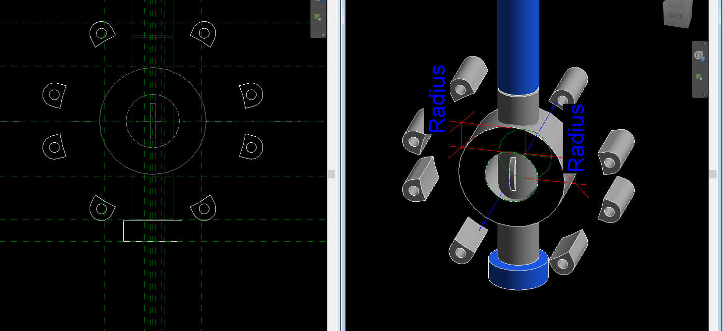 Keep bolt extrusions connected to a circle - Autodesk Community