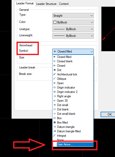 Solved: Change the "arrow" layer of the multileader command - Autodesk Community