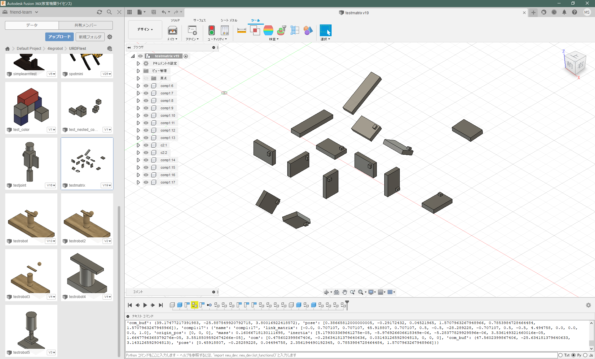 Solved: How to get roll/pitch/yaw angles of occurrence & joints ? (not transform matrix ...