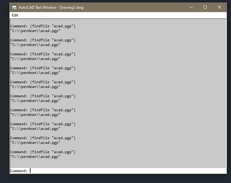 Solved: ACAD.PGP annoyance, what error? - Autodesk Community