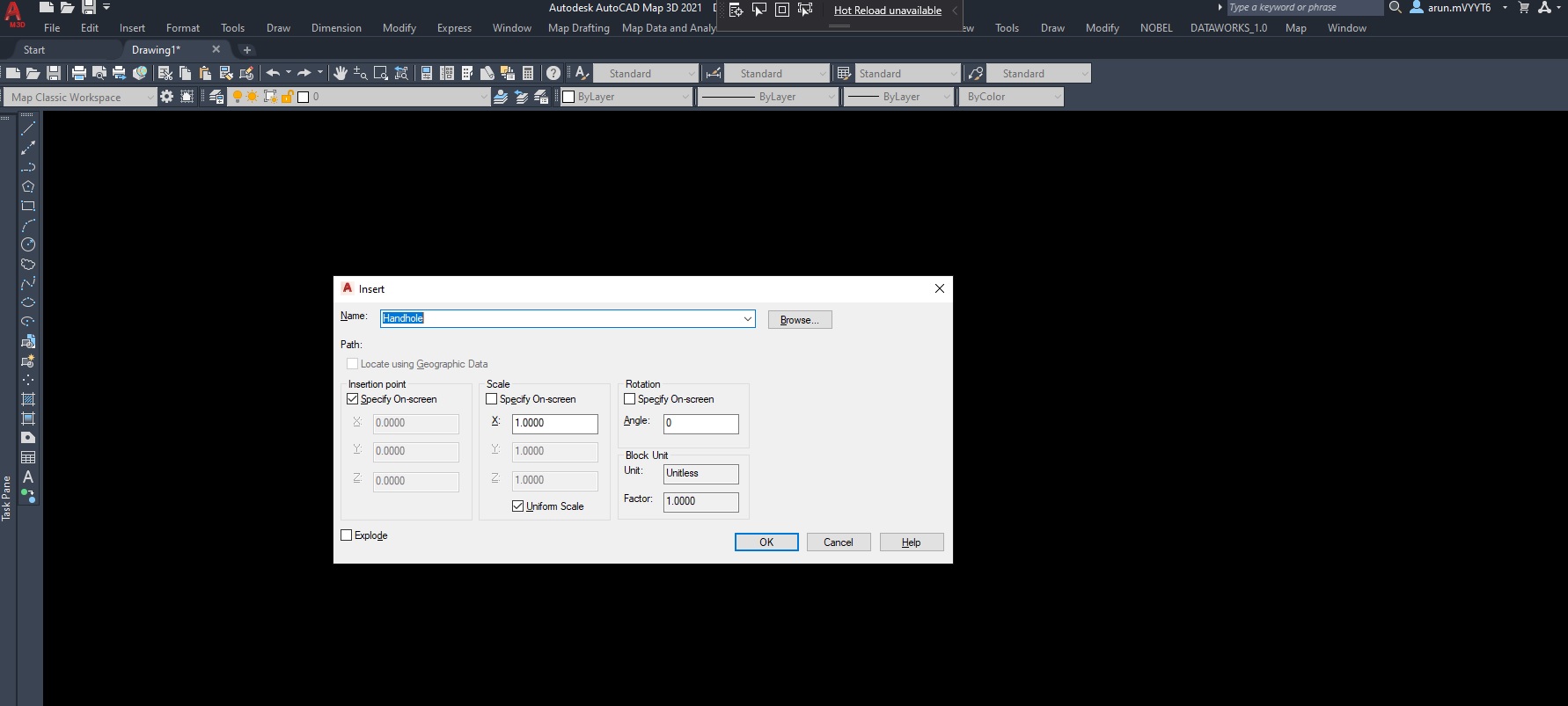 Solved: Unable to Insert a preexisting AutoCAD drawing into a current drawing as a BLOCK ...