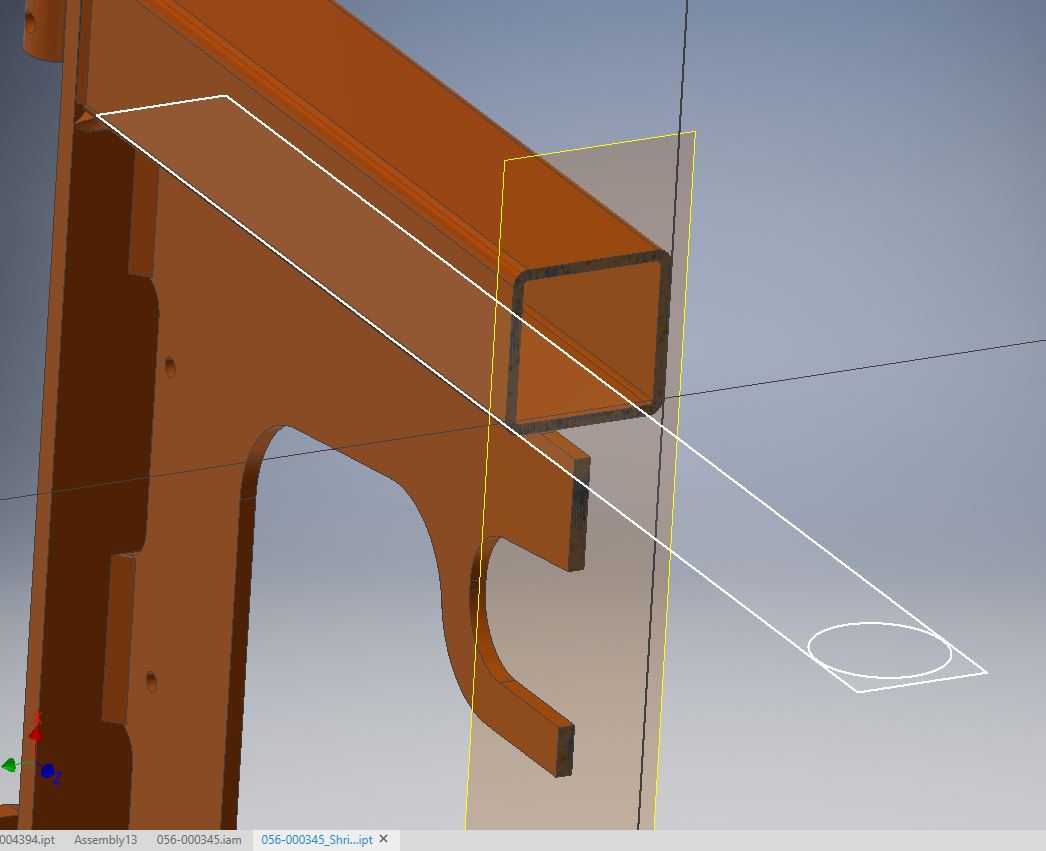 Solved: Help with projecting geometry onto sliced sketch plane for moment area of intera ...