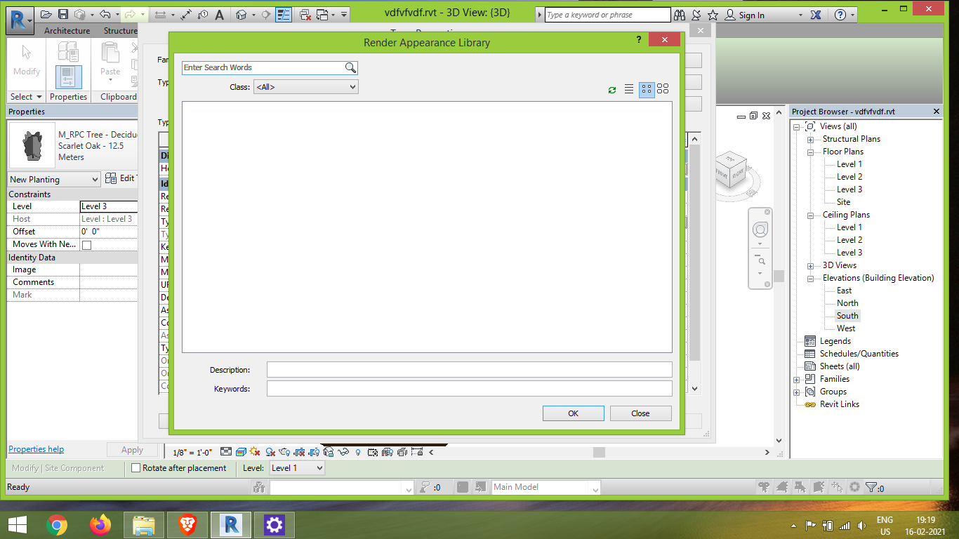 trees are not shown in renderance appearance library - Autodesk Community