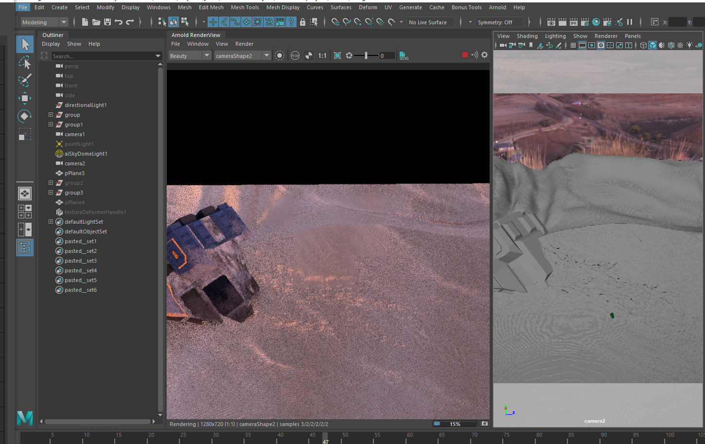 Solved: Help!! Maya Arnold Rendering Problem: Arnold won't render my Enviroment correctly ...
