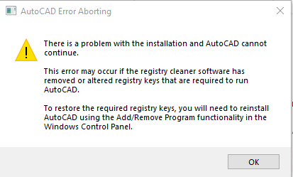 autocad 2021 daily request to reinstall - Autodesk Community