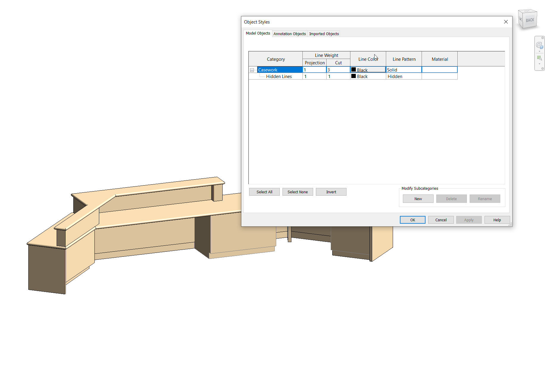 Solved: Dashed lines in cut family - Autodesk Community